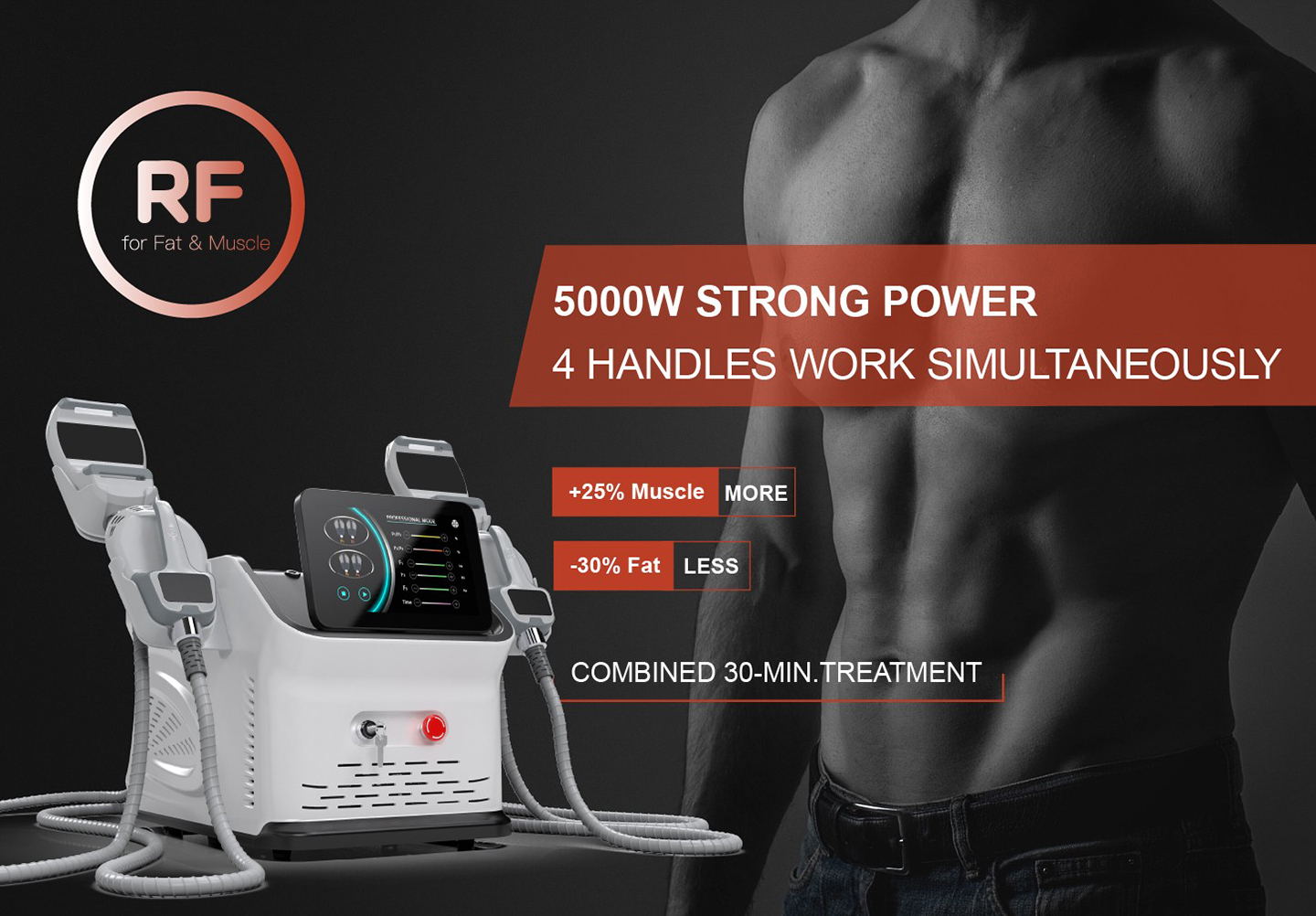 Portable EMS+RF|emsculpt|emsculpting - NUBWAY